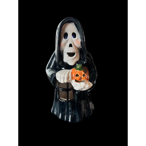 Accents | Vtg Halloween Skeleton The Gate Keeper Lantern No Light ...